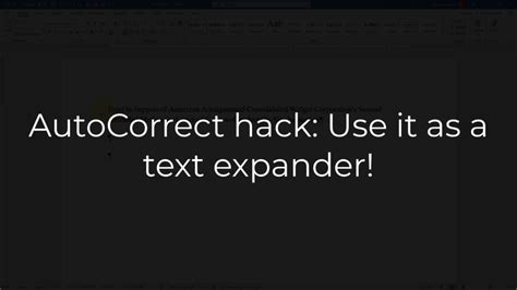 In Praise Of Text Expansion Or How To Keep From Typing The Same Thing Times Legal