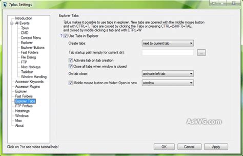 Plus Free Tool To Tweak Windows Vista And Explorer Add Tab UI Hotkeys Context Menu