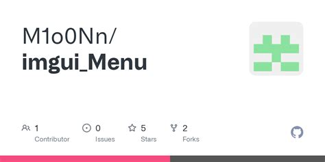 Github M1o0nn Imgui Menu
