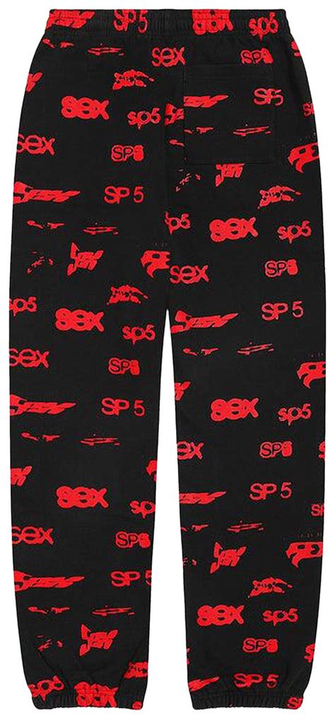 Buy Sp5der Sex Aop Sweatpant Black P25fw24blk Goat