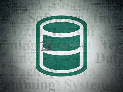software concept database on digital paper background by maxkabakov