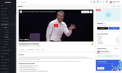 Steex Premium Angular Admin And Dashboard Template