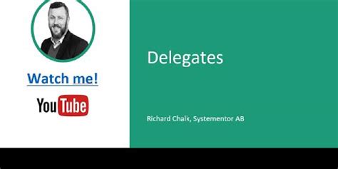 C Advanced Delegates