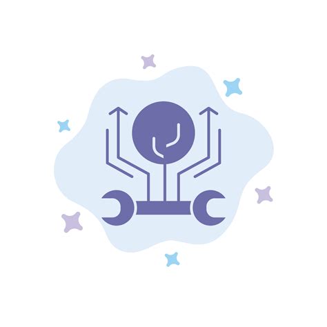 Development Engineering Growth Hack Hacking Blue Icon On Abstract Cloud Background 13170213