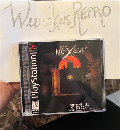 Hexen REPRODUCTION CASE No Disc Ps Etsy