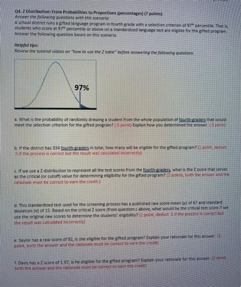 Solved Q Z Distribution From Probabilities To Proportions Chegg Com