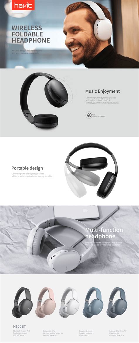 Havit H Bt Bluetooth Foldable Headphone Penguin Com Bd