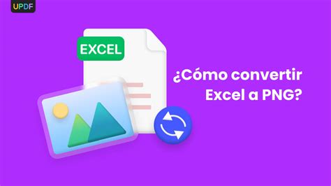 ¿cómo Convertir Excel A Png Updf