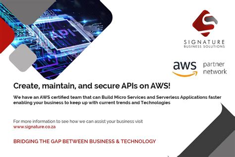 signature business solutions on linkedin business awscertified aws apis apiintegration
