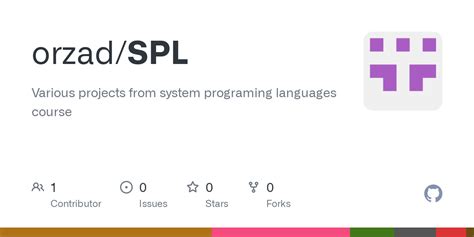 Github Orzad Spl Various Projects From System Programing Languages