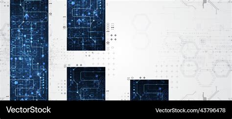 Abstract Technology Background Communication Vector Image