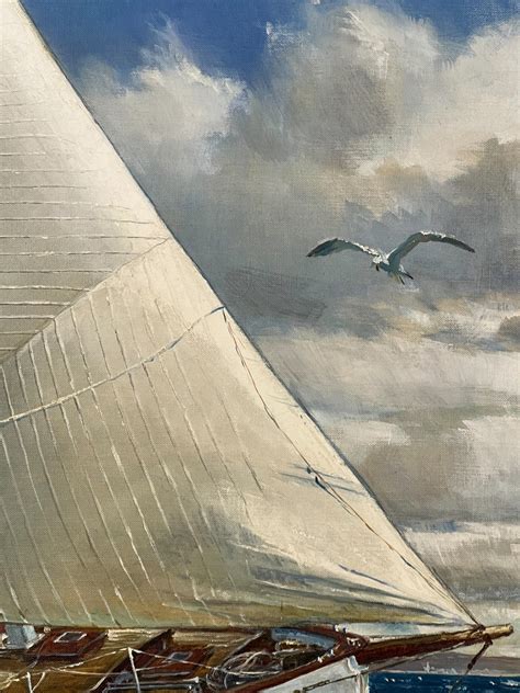 Jack L Gray Sea Breeze Off Shore Breeze Famous Marine Artist