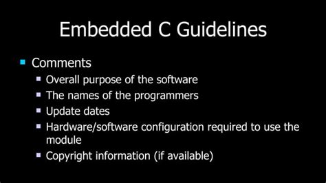 Embedded C Programming22 For Fdp Ppt