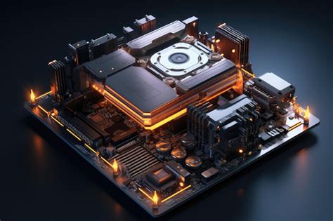 Premium Ai Image A Tech Computer Part Concept