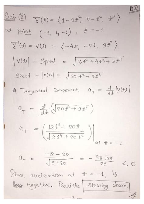 SOLUTION Calculus II Radius Of Curvature Exercises Studypool