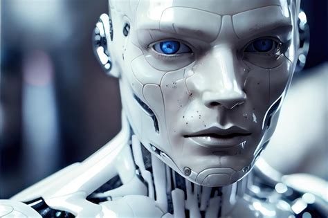 Premium Photo Wondrous Portrait Of Artificial Intelligent Humanoid