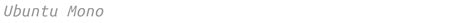 ubuntu mono font download free