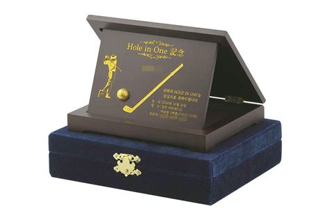 순금골프공 375g 홀인원 기념패