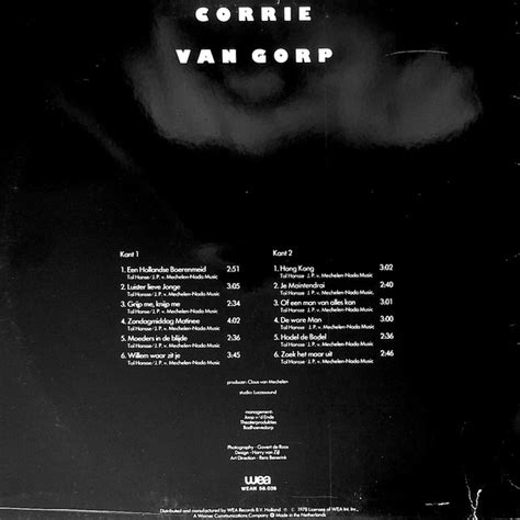 Corrie Van Gorp Corrie Van Gorp Lp Album Akerrecords Nl
