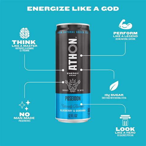 Athon Natural Energy Drink Poseidon Blueberry India Ubuy