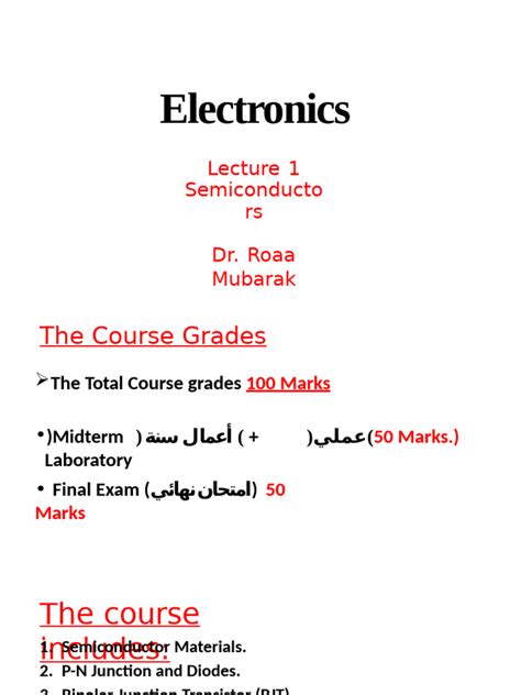 Electronics Lecture1 Pdf