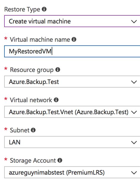 Azure VM Recovery Options Azureguy Ni