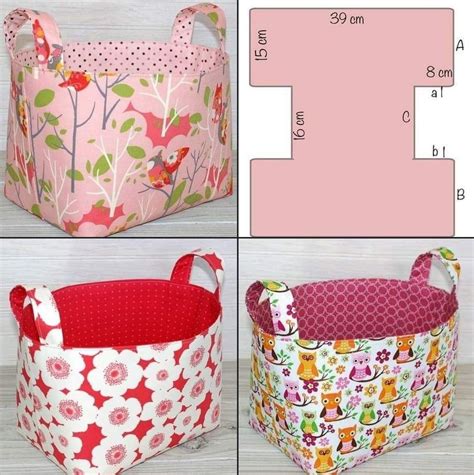 How To Sew Large Fabric Storage Boxes Fabric Boxes Fabric Storage Tutorial Fabric Baskets