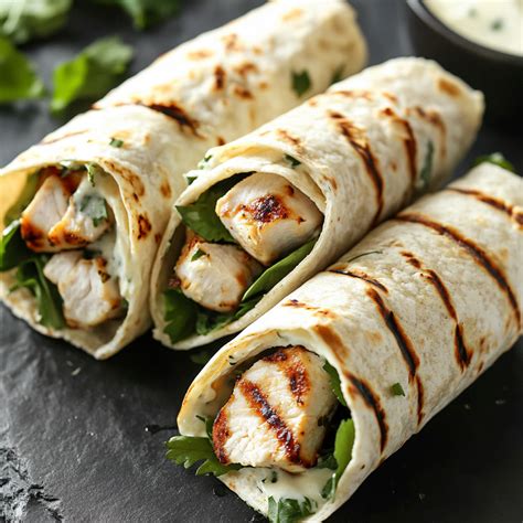 Healthy Grilled Chicken And Ranch Wraps Toplush Recipes