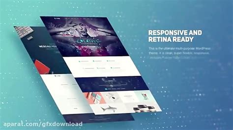 پروژه آماده افتر افکت معرفی وب سایت