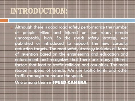 Ppt Speed Detection Of Moving Vehicle By Using Speed Cameras Powerpoint Presentation Id2385661