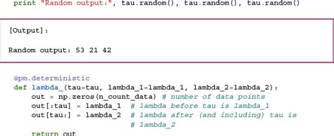 Code Snippets Bayesian Methods For Hackers Probabilistic Programming
