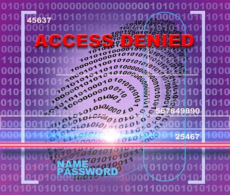 Access Denied Identification Dactylogram Authorisation Photo Background And Picture For Free
