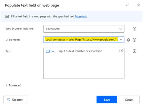 Get Details Of Element On Web Page In Power Automate Desktop Penbotrpa