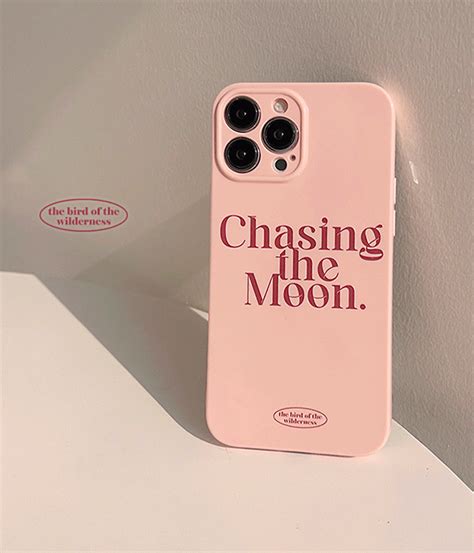 신상세일 ️‍🔥당일출고 핑크 문 레터링 슬림 젤리 아이폰 케이스 에이블리