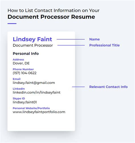 Document Processor Resume Examples And Templates Resumecat