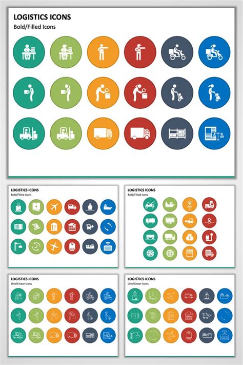 Logistics Icons PPT Templates Powerpoint Icon Powerpoint Presentation Icon