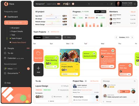 Project Management Dashboard UI Design Behance