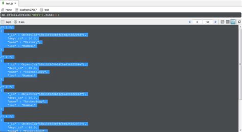 python robomongo how to export aggregation results to a csv file stack overflow