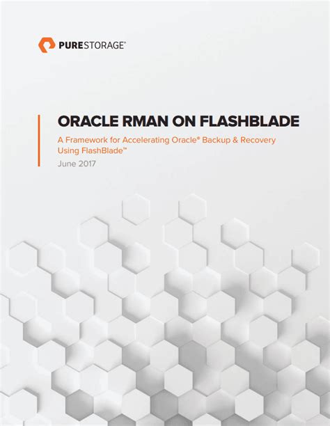 Data Protection With Oracle Rman Pure Storage