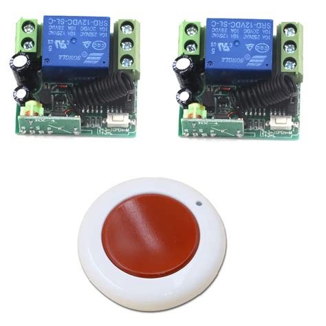 DC V Wireless Remote Control Switch Mini Relay Receiver RF Remote Switch Radio Controller RX