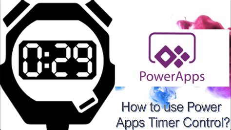 how to use timer control in powerapps power apps quick tip youtube