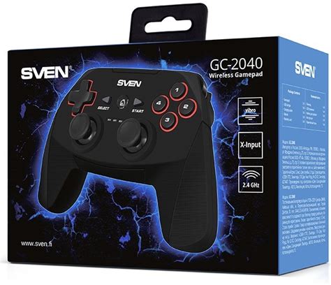 Gamepad Sven Gc 2040 Black Cumpăra în Chișinău Moldova Unomd