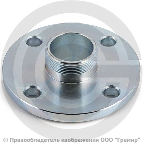 Фланец с резьбовым хвостовиком Ду 15 Ру 16 оцинкованный ГОСТ 12815 80