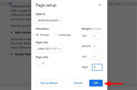How To Reset Google Docs To Default Settings