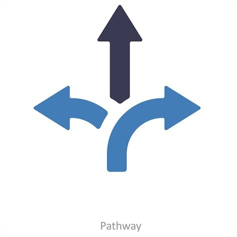 Premium Vector Pathway And Board Icon Concept