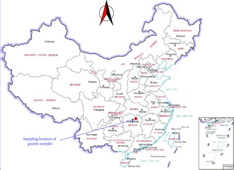 Location Area Map Of The Sample Collection Location Download