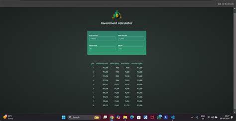 Surya Ilayaraja On Linkedin React Webdevelopment Investmentcalculator Codingjourney