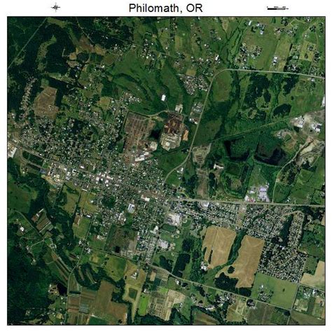 Aerial Photography Map Of Philomath Or Oregon