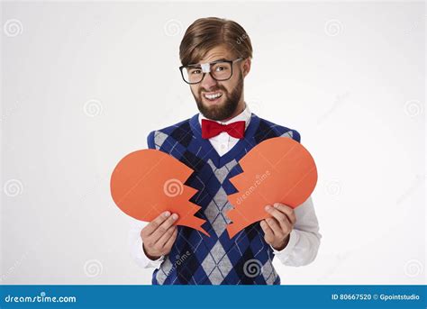 Funny Nerd Man In The Studio Stock Photo Image Of Clothes Nerd 80667520