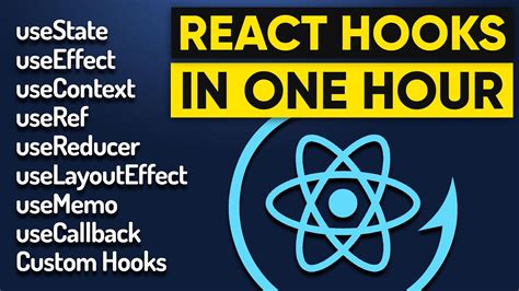 React Hooks In ONE Video EASIEST Explanation React JS Tutorial YouTube